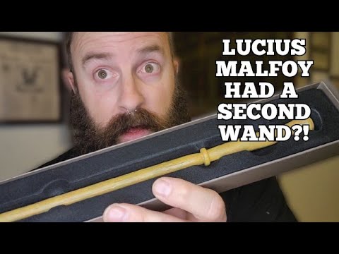 Lucius Malfoy Wand Review - Second wand - YouTube