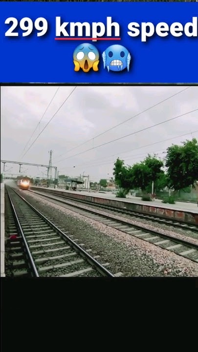 299 Kmph Speed T T Kta😱 Chala Train Indianrailways Minivlog Rap