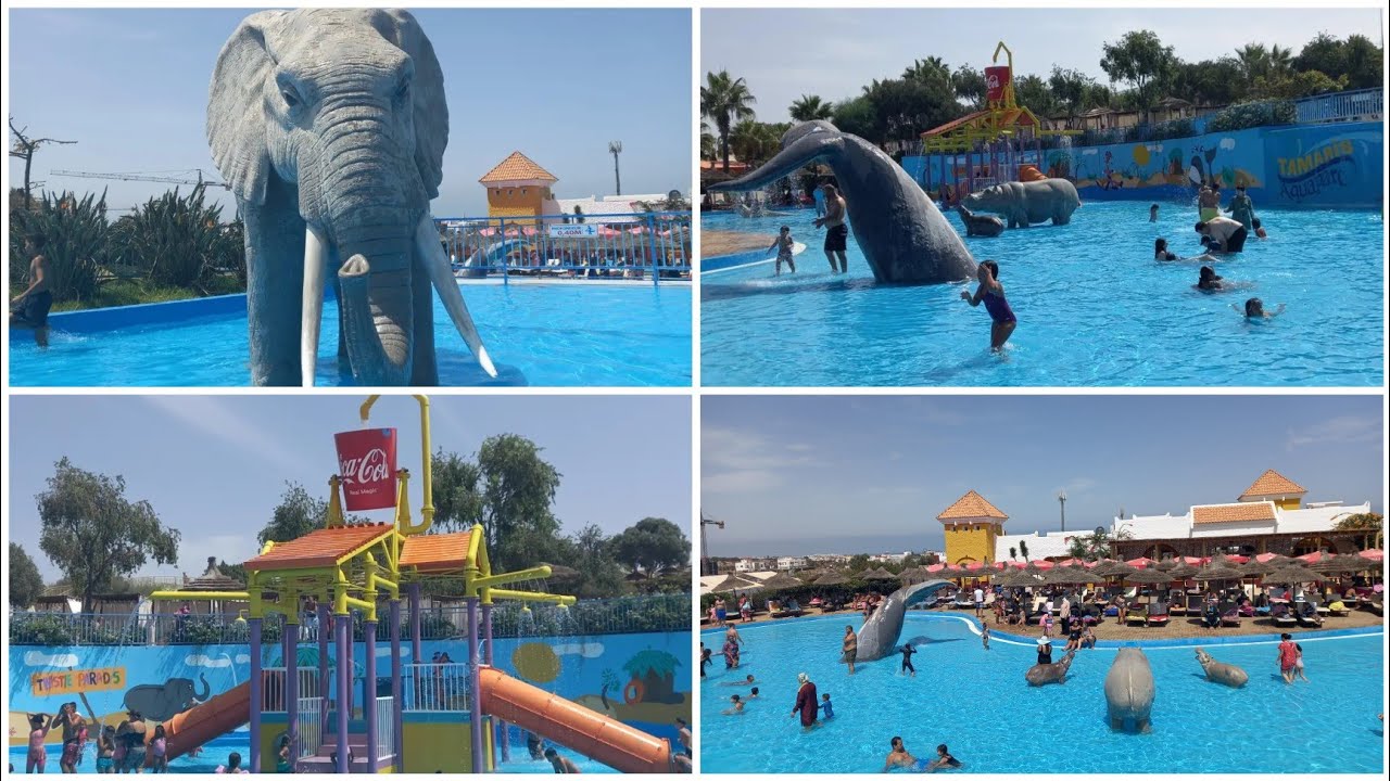 جولة في أكوابارك طماريس aquaparc tamaris Casablanca - YouTube