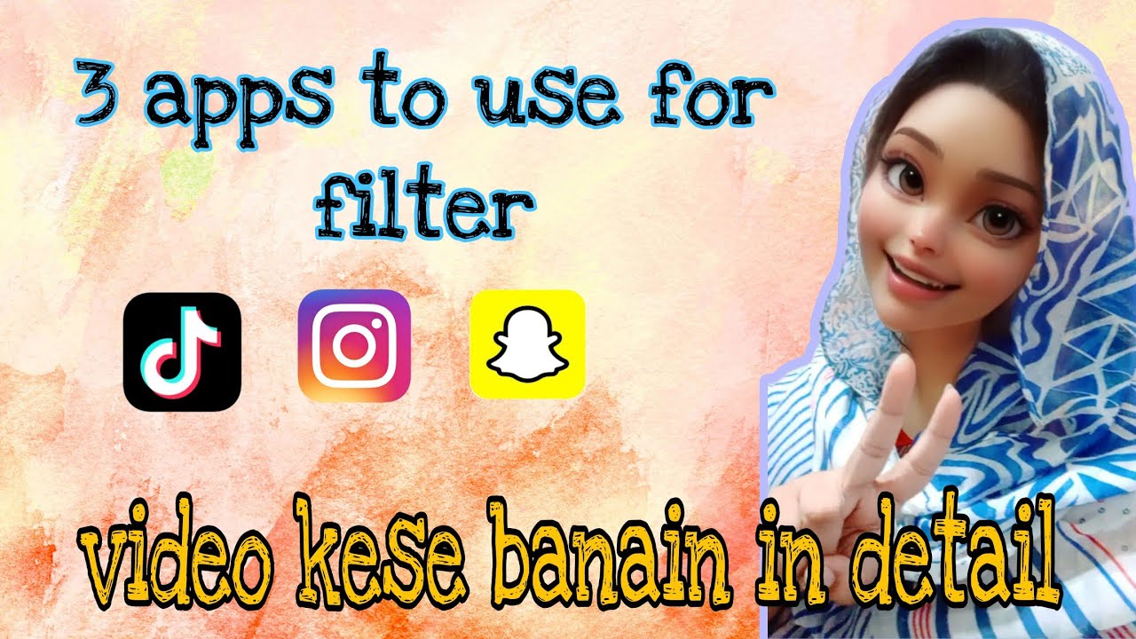 how to use filters for youtube |indian vloggers | hide your face with ...
