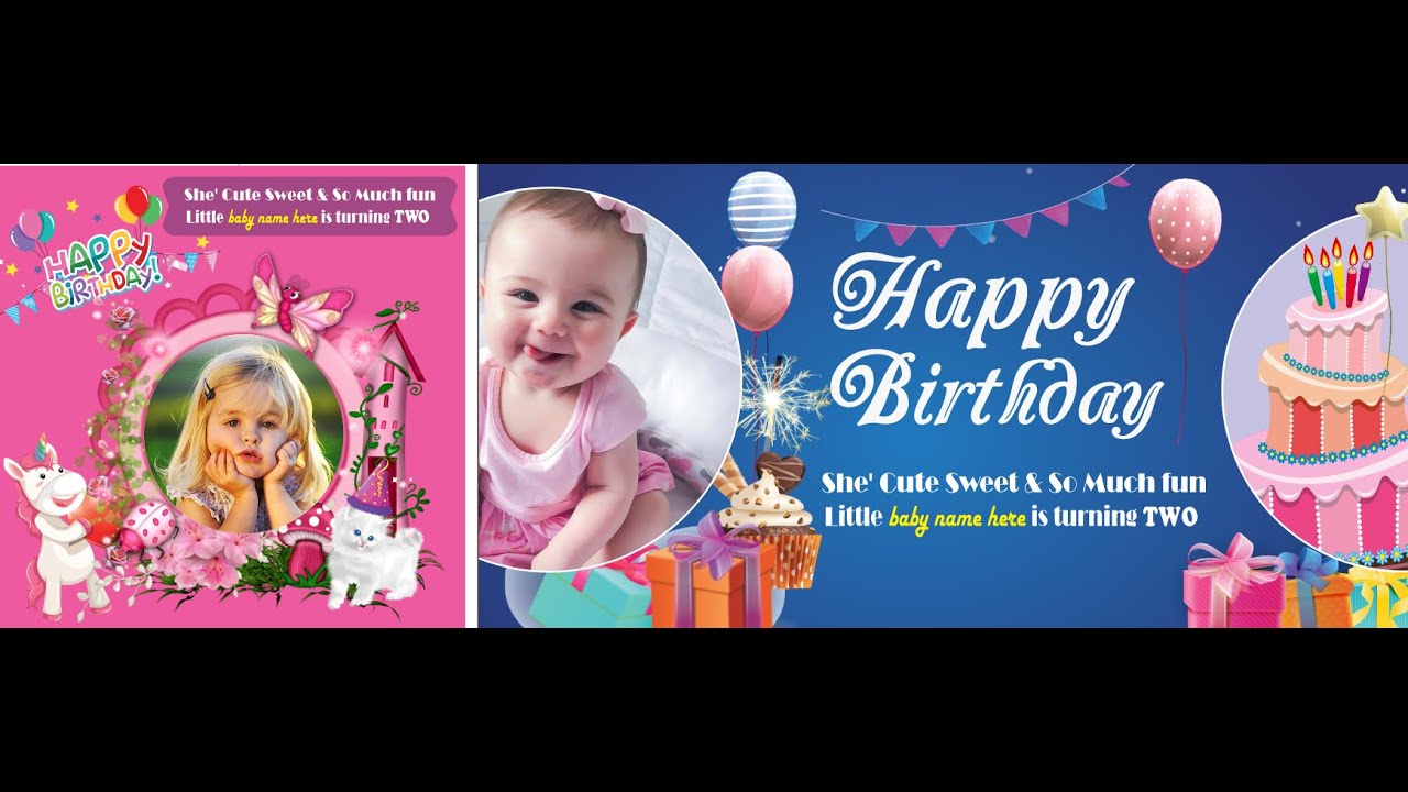 Happy Birthday Design CDR file by Evolved Design - YouTube