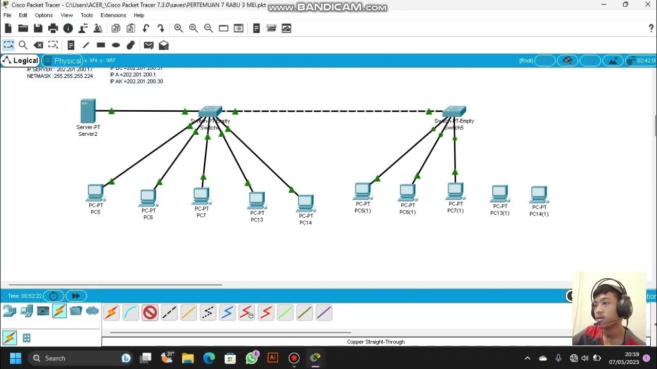 Cara Membuat Topologi Jaringan Sederhana - Menggunakan 2 Switch Dan 2 ...