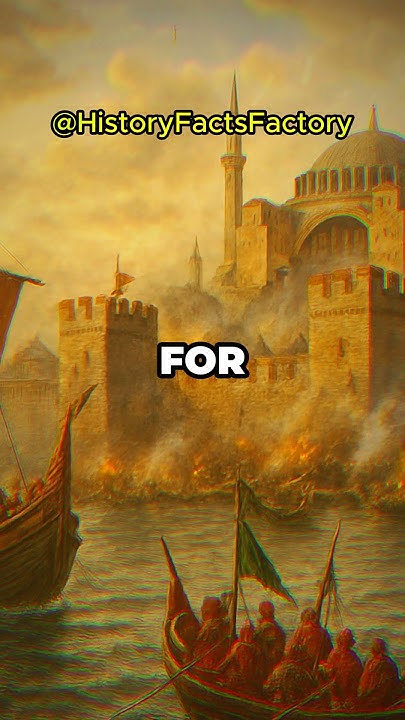 The Fall of Constantinople: A Turning Point in History! 🏰⚔️ #facts # ...