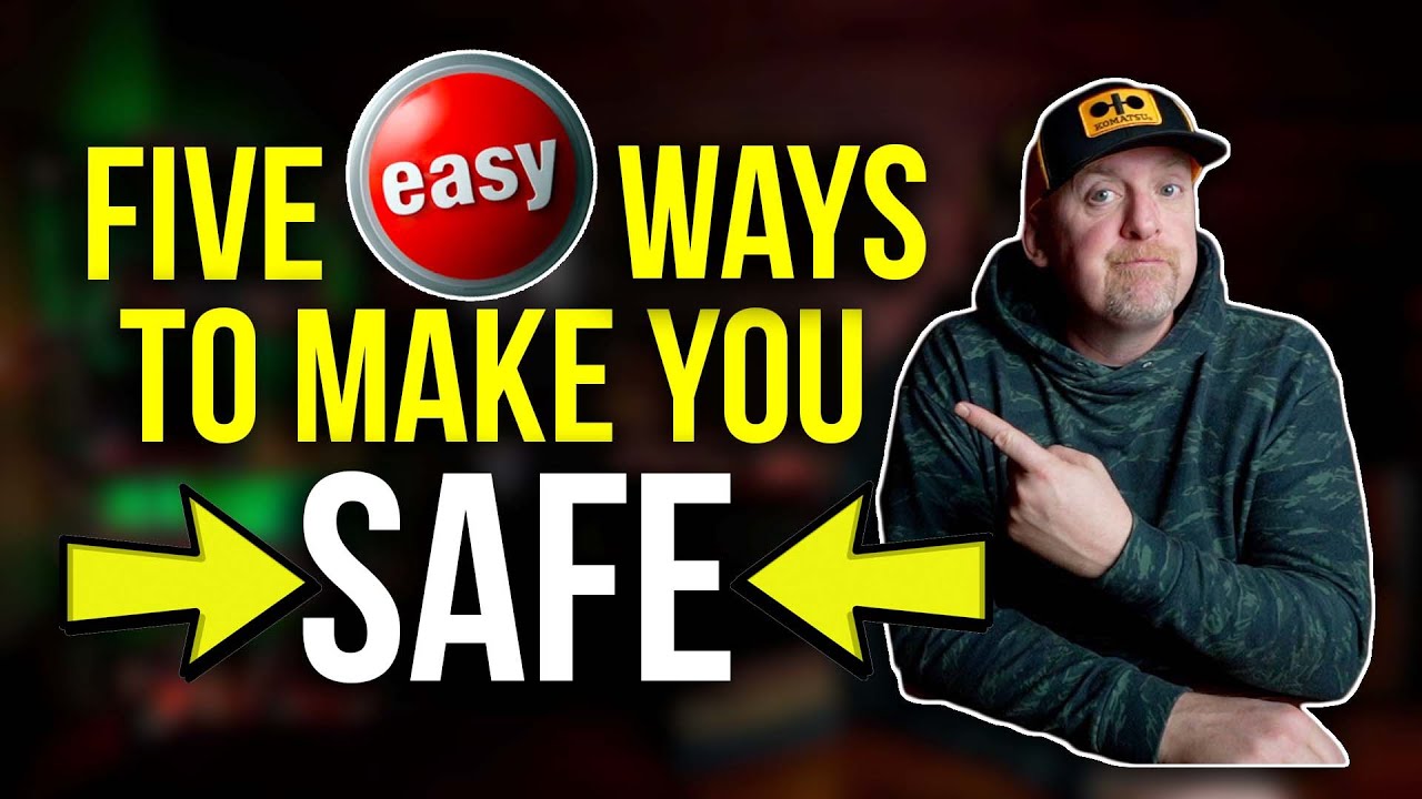 5 EASY ways to make you SAFER - YouTube