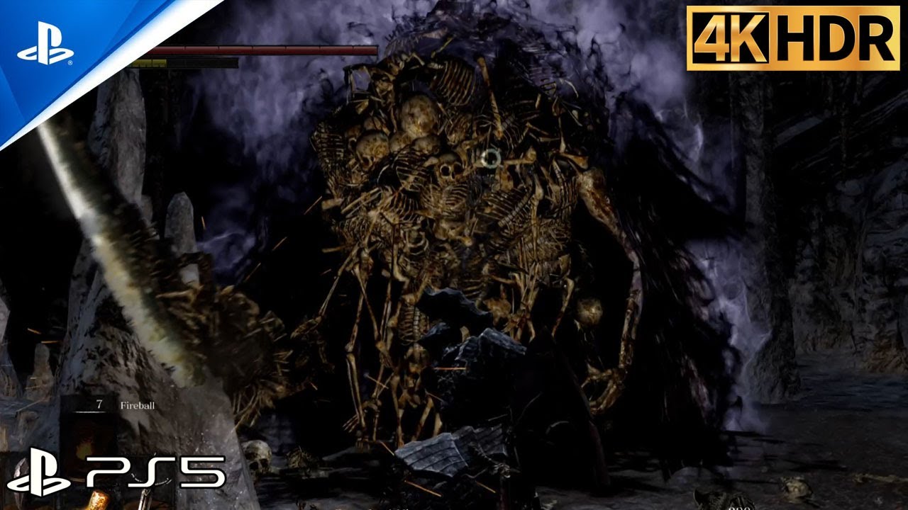 Dark Souls - Gravelord Nito Boss Fight - PS5 Gameplay [4K] - YouTube