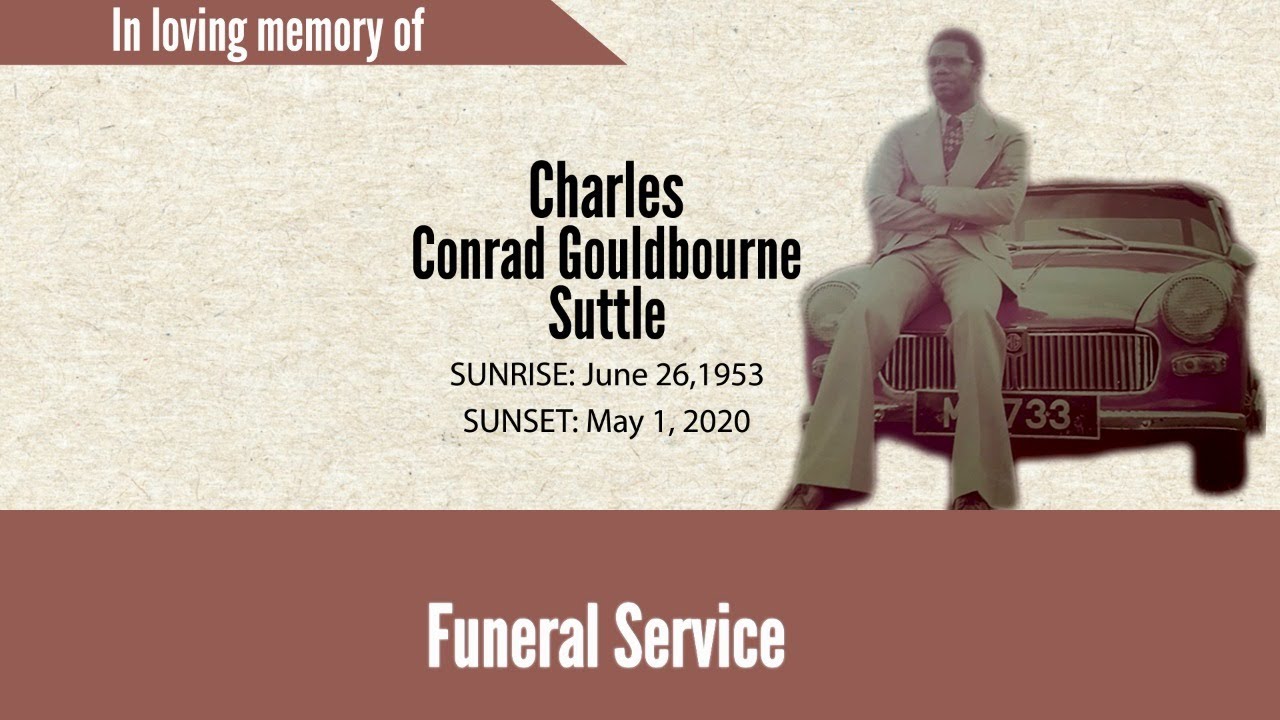 Funeral Service For Charles Conrad Gouldbourne Suttle - YouTube
