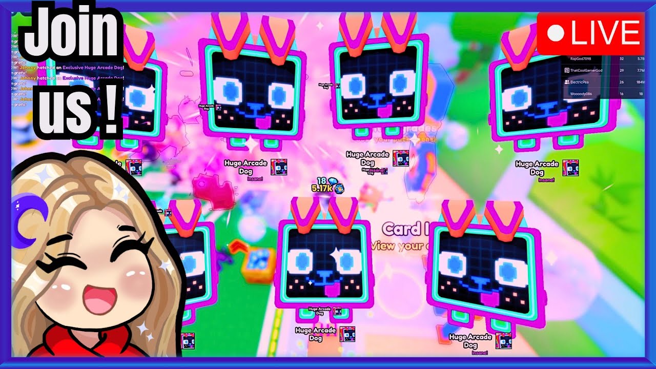 [🔴LIVE] PET SIMULATOR 99 -TRADING CARD EVENT! 🃏 GIVEAWAYS!🎁 - YouTube