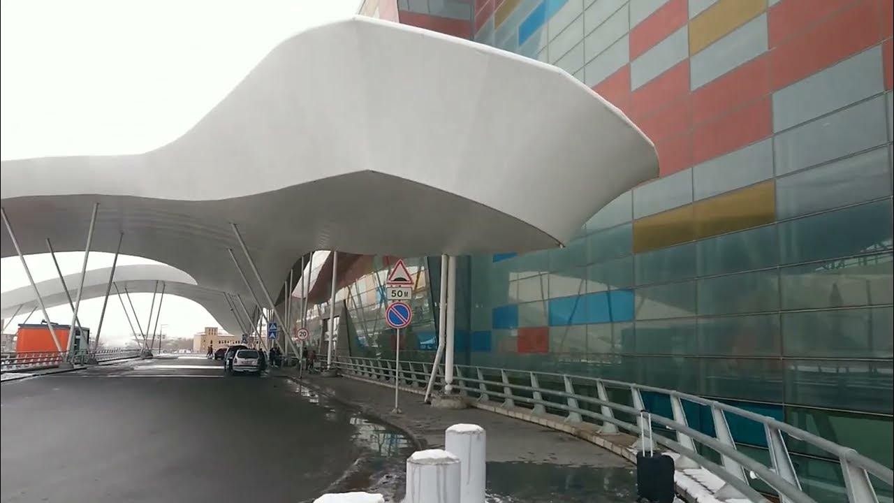 Обзор Аэропорт Звартноц Ереван Армения Zvartnots Yerevan - YouTube
