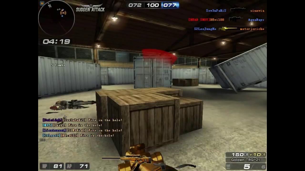 Sudden Attack Sea Golden Trg-21 Gameplay(Warehouse) - YouTube