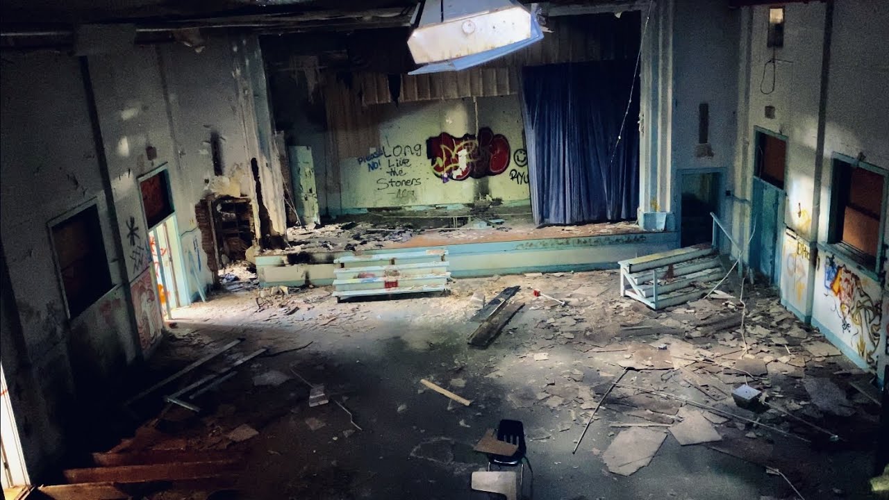 ABANDONED Public School Falling Apart - YouTube