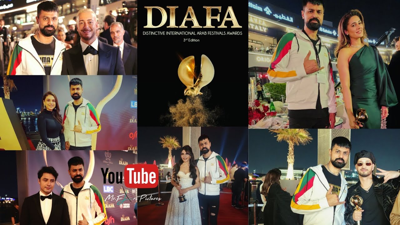 DIAFA Arab Award Ceremony 2023 | Dubai | Farhan Riaz Vlogs - YouTube