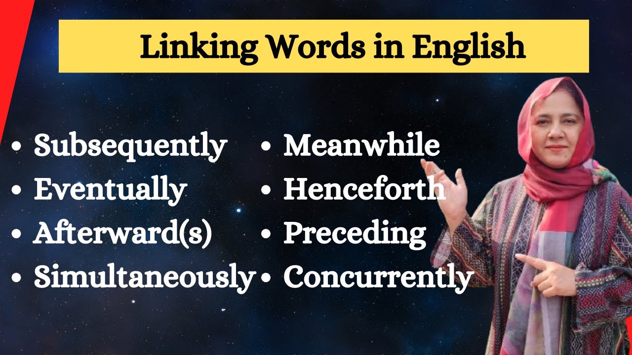 Linking Words in English - For Spoken English and Academic Writing ...