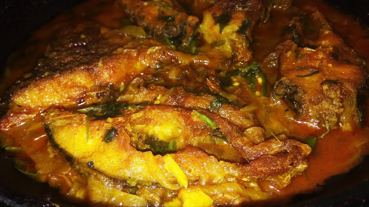FISH CURRY/ easy telapia fish vuna/fish masala - YouTube
