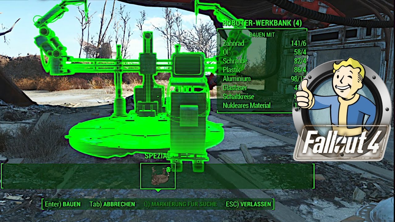 Best Games: Fallout 4: 21: Roboter Werk-Bank - YouTube
