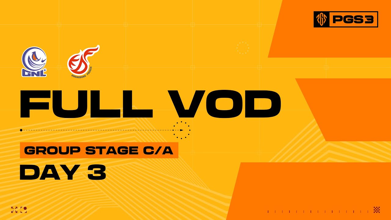 그룹 스테이지 DAY 3 | PGS 3 - YouTube