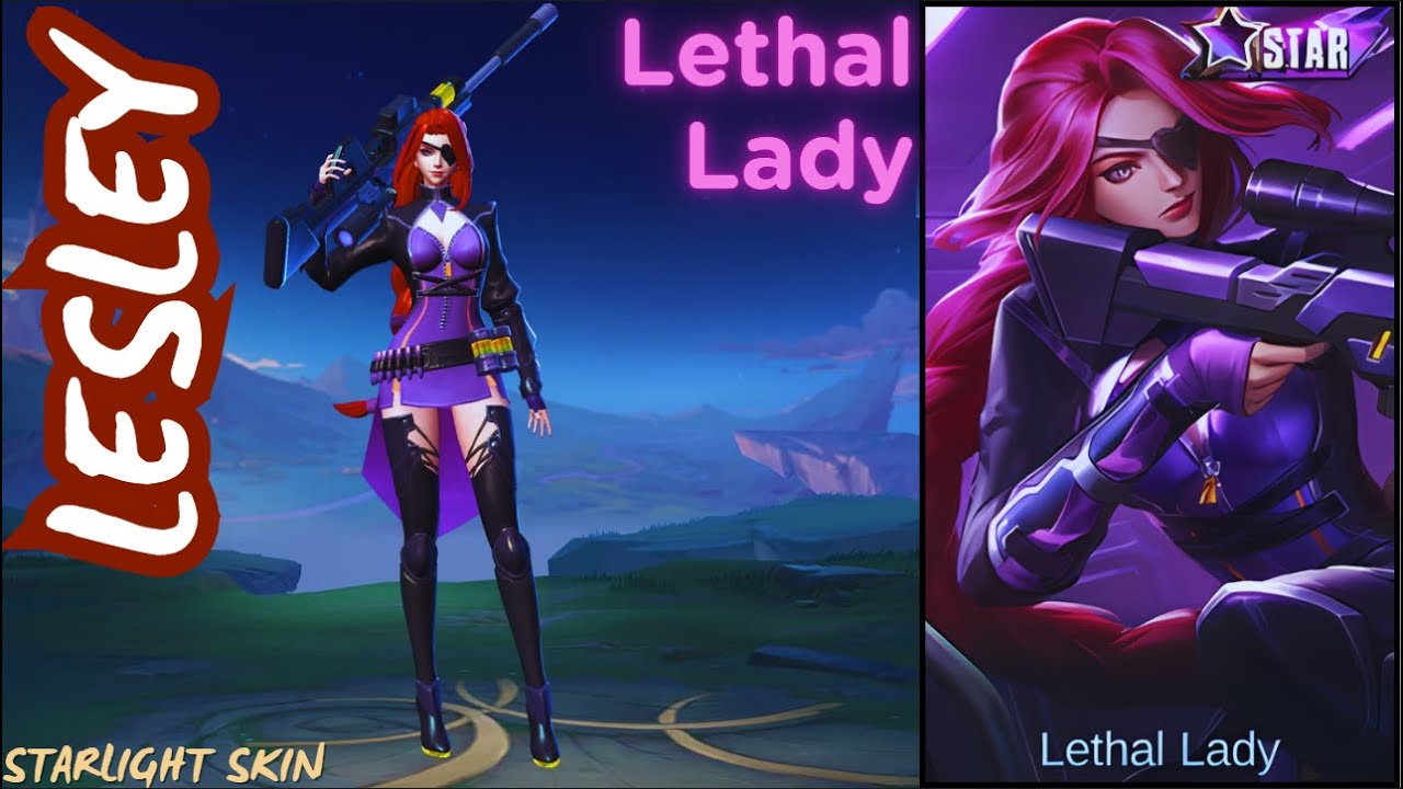 Lesley Lethal Lady (Starlight Skin) [MLBB Skin Effects 4K UHD] | Slow Motion Showcase - YouTube