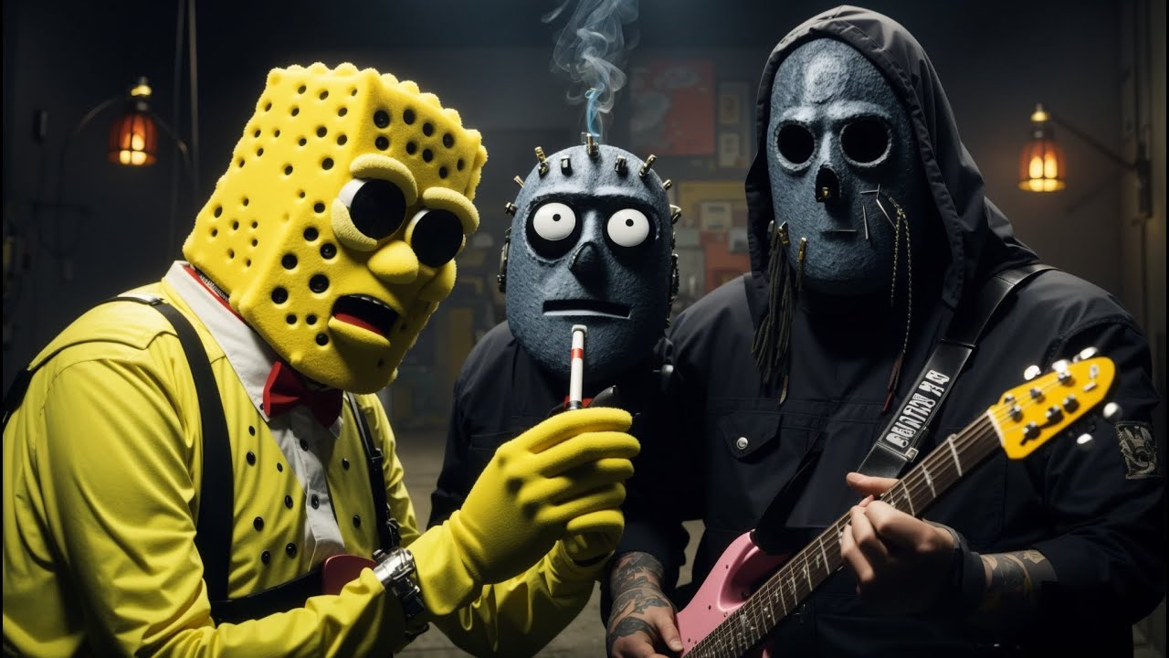SpongeBob & Slipknot - The Cigarette Duet - YouTube