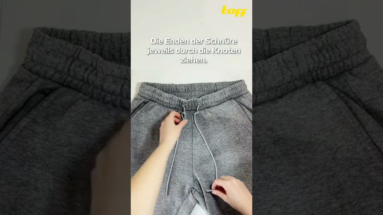 👖 Jogginghose Richtig Binden Taff Prosieben Youtube