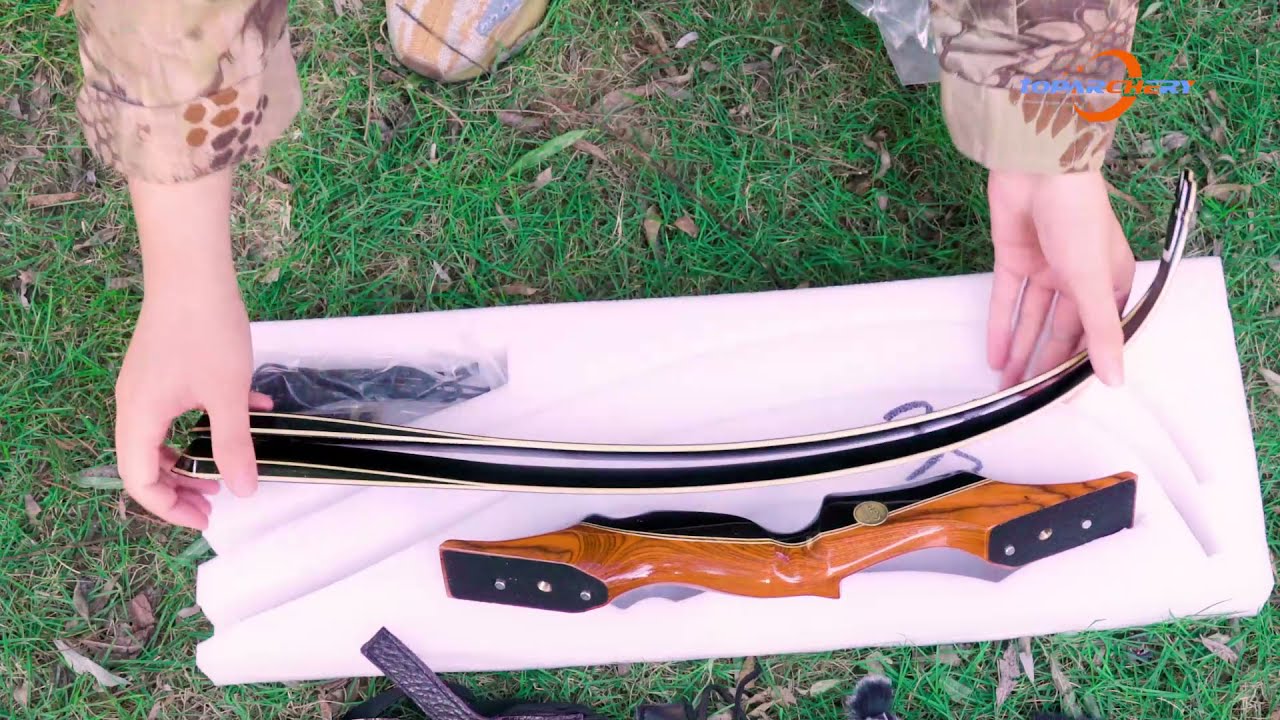 58" Laminated Takedown Recurve Bow Right Handed Archery Bow 35/40/45/50 ...