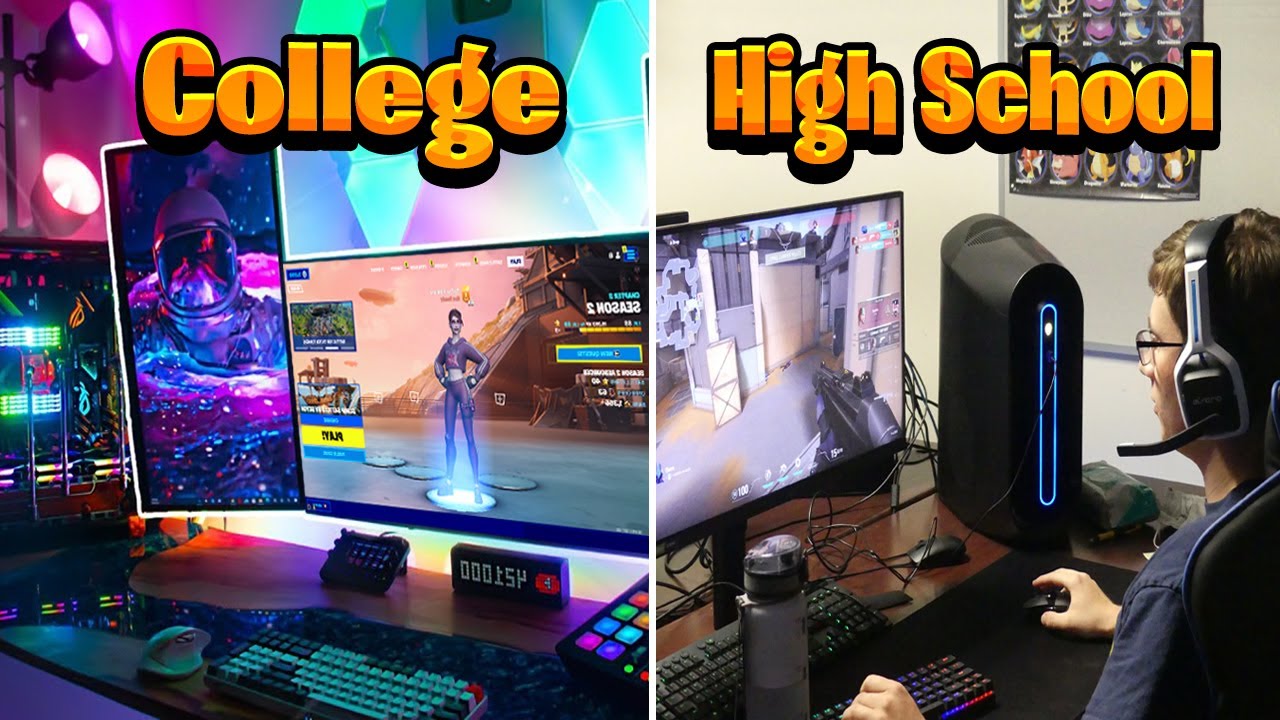 Day In The Life: High School vs College Content Creator! - YouTube