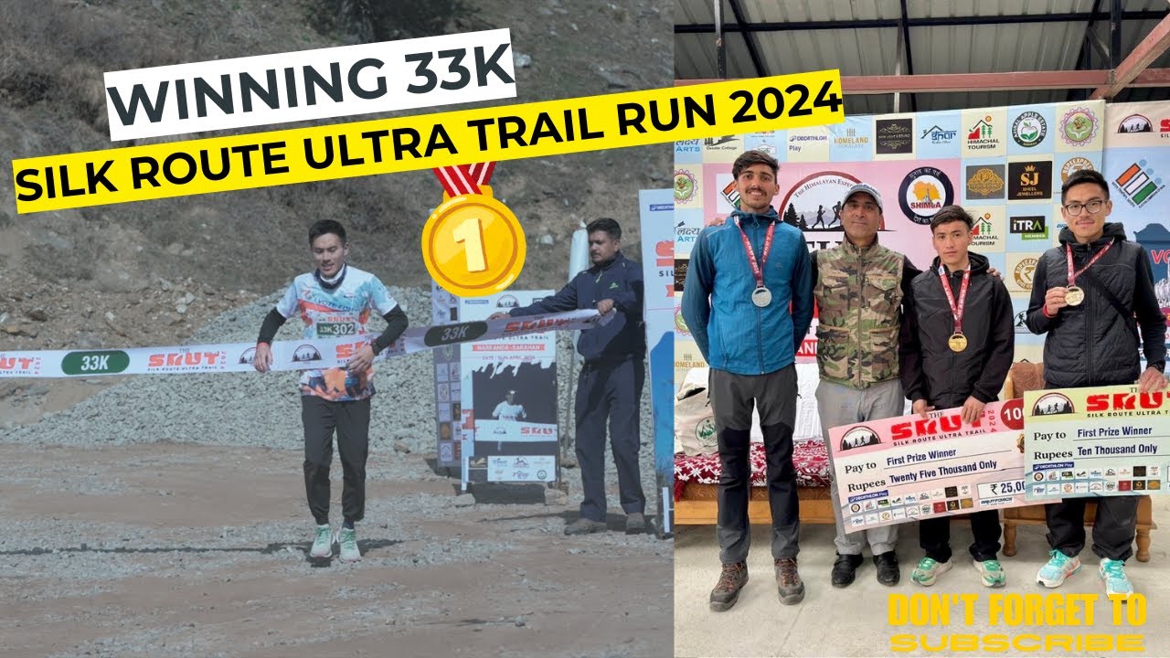 WINNING THE SILK ROUTE ULTRA TRAIL RUN (33KM) | SRUT 2024 - YouTube
