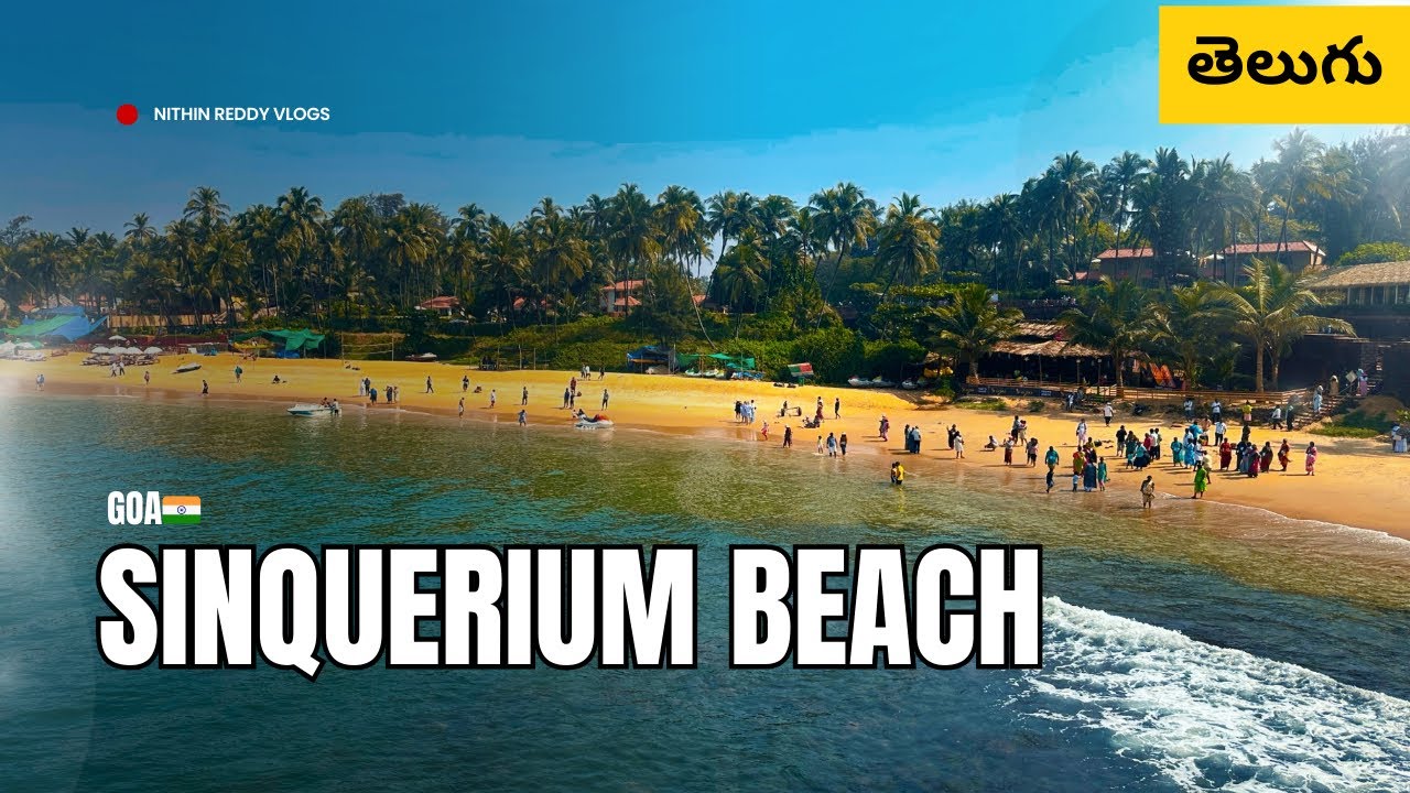 "Sinquerim Beach Vibes 🌊 | Goa Travel Vlog" - YouTube