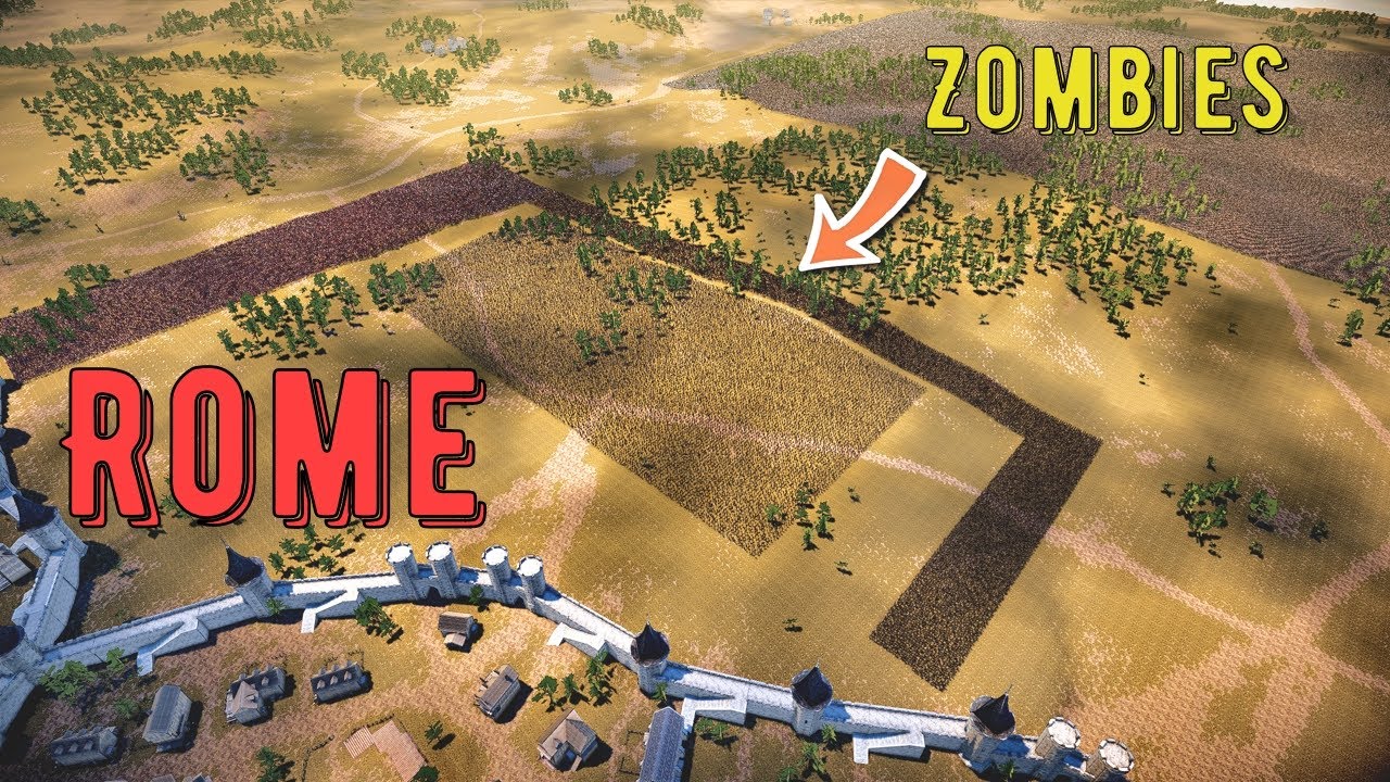 Can Roman Legion Stand Against 850,000 Zombies - UEBS 2 - YouTube