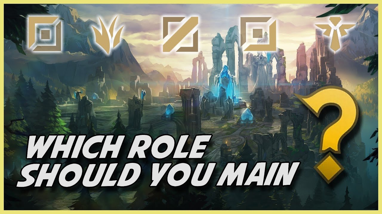 Choosing a role in League of Legends - YouTube