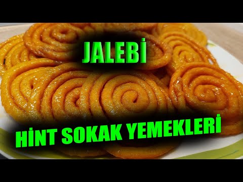 HİNT TATLISI JALEBİ . NEFİS HARİKA JALEBİ TARİFİ .#jalebi #fastfood  #tatlı