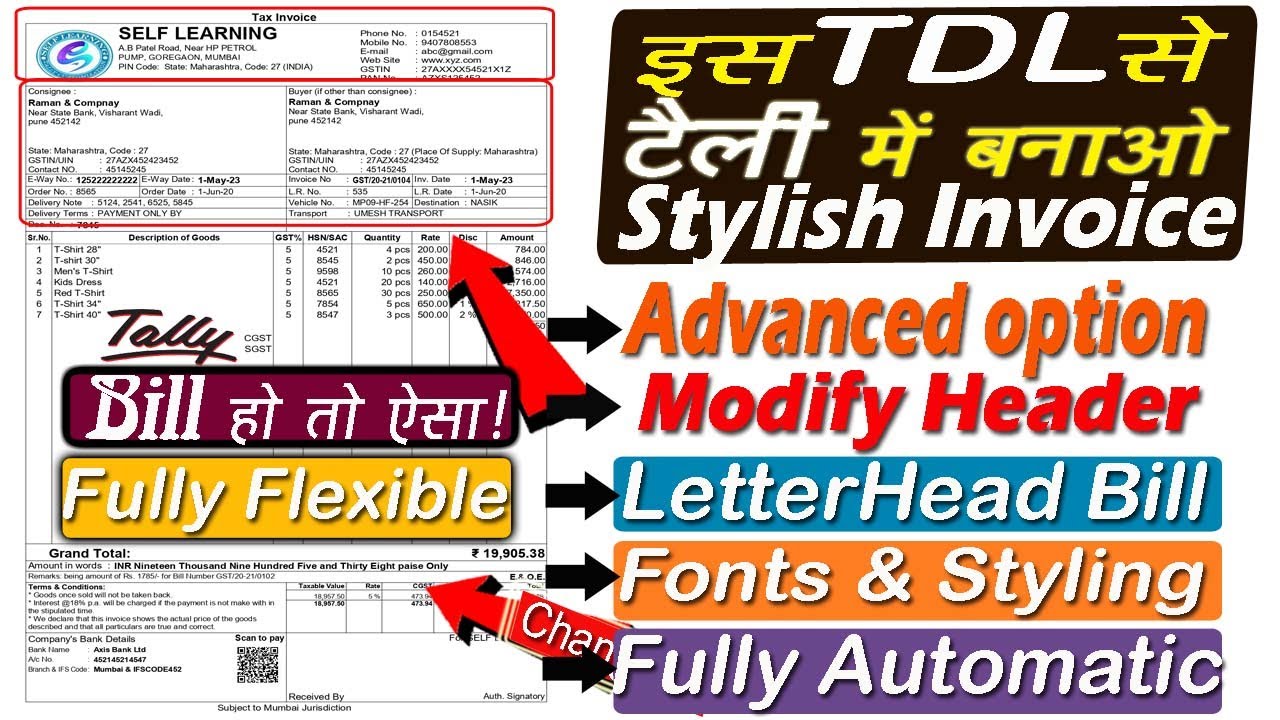 Tally Add On How To Set Invoice Format In Tally Prime Tally Prime Tally Add On How To Set Invoice Format In Tally Prime Tally Prime
