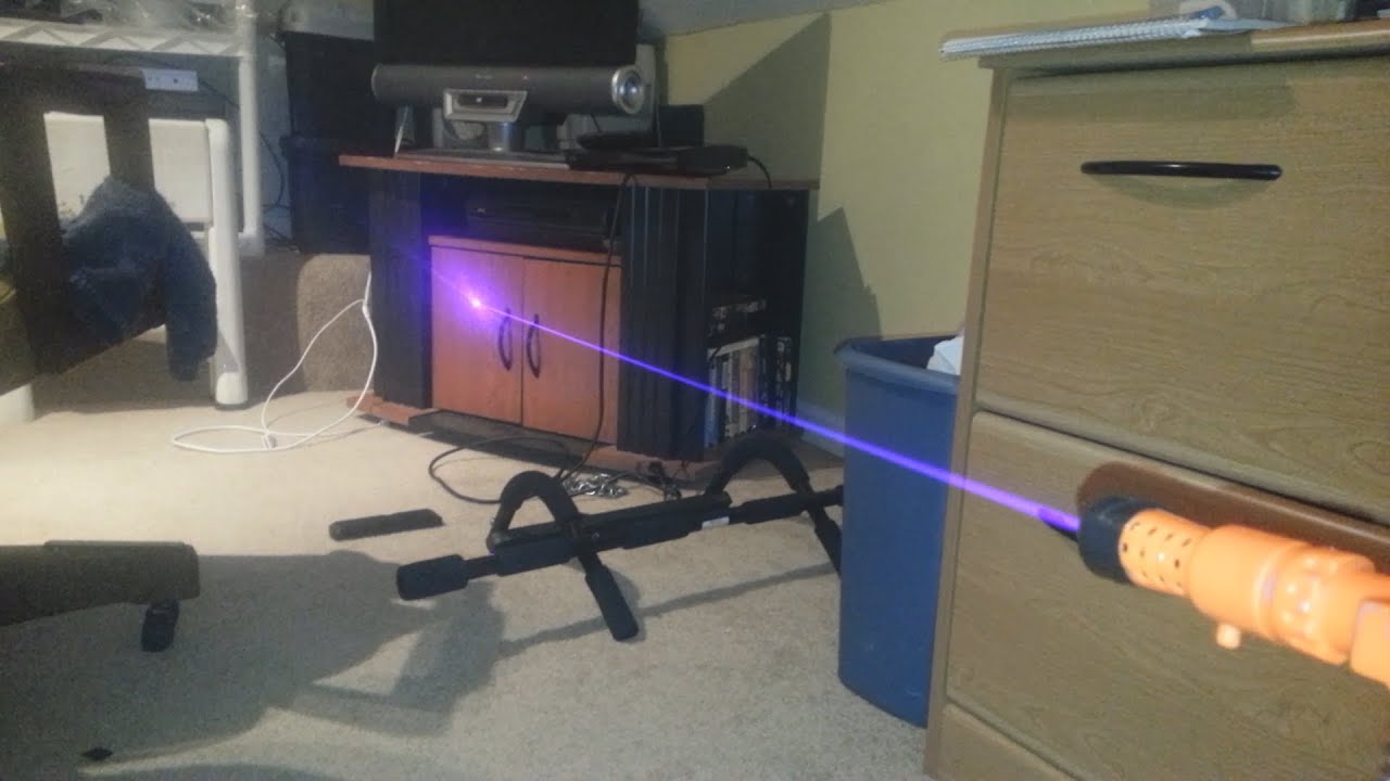 1w 16x Blu ray 405nm Laser Gun - YouTube