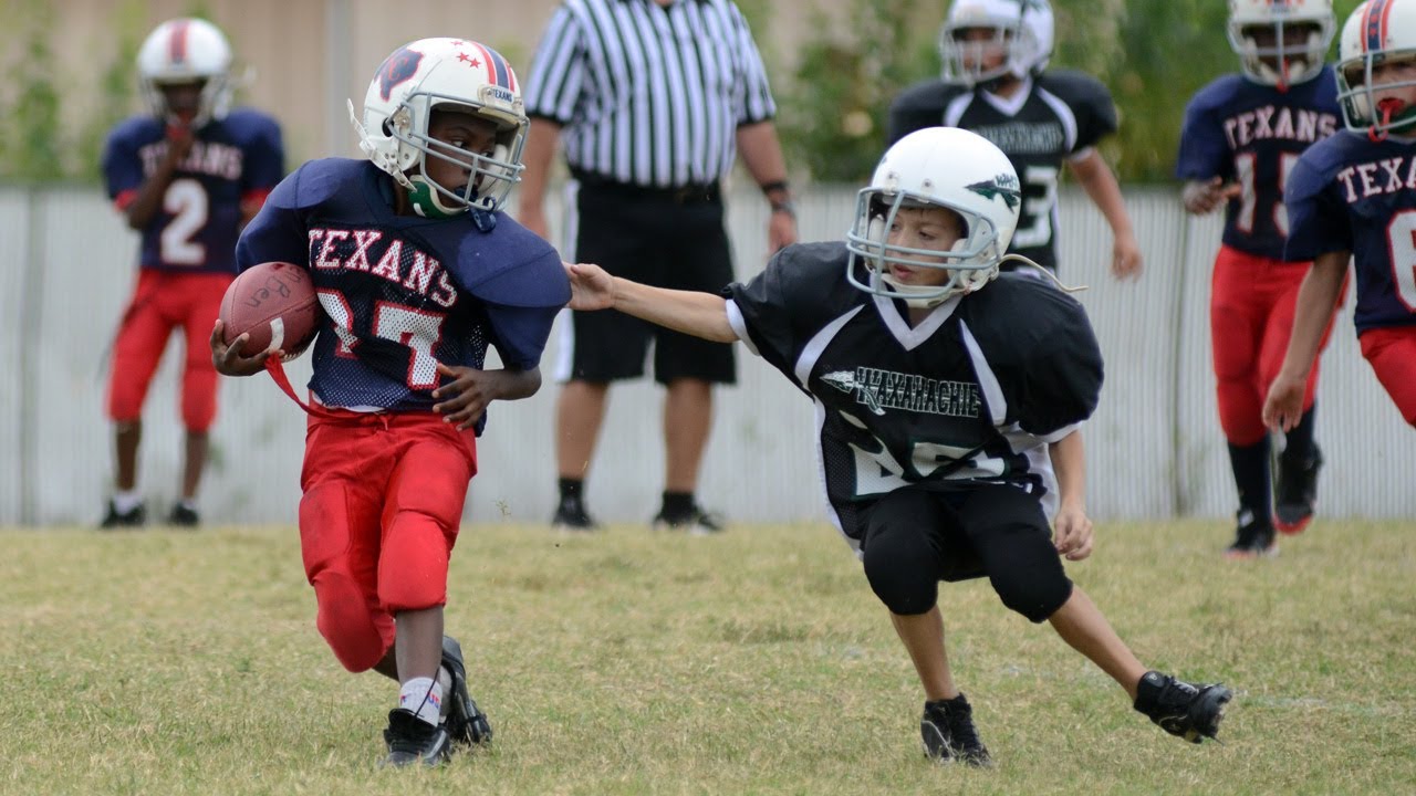 8U Waxahachie Youth Sports League Football - YouTube