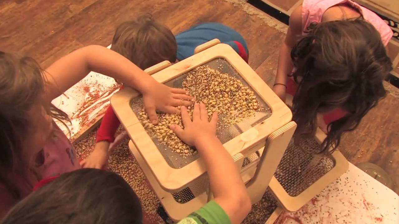 Encouraging Sensory Play with the Sift and Sort - Discovering Size ...
