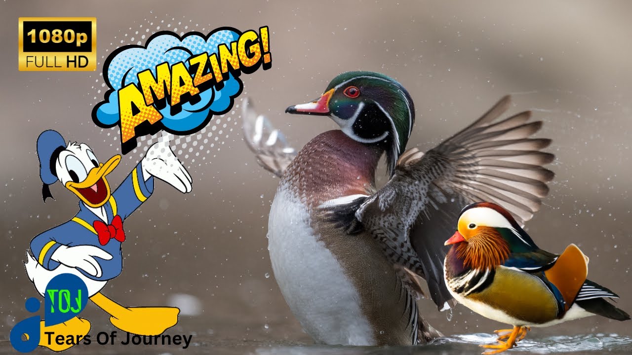 DUCK footage. Watch BEAUTIFUL duck and their life - YouTube