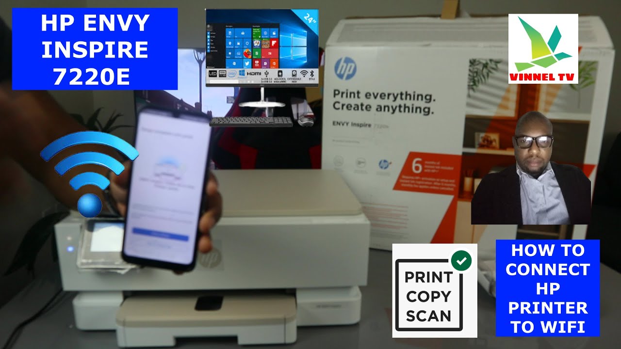 HOW TO CONNECT HP PRINTER TO WIFI - YouTube