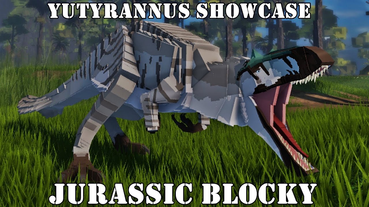 Jurassic Blocky Yutyrannus Showcase | Roblox - YouTube