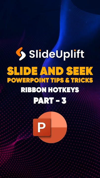 Slide & Seek: PowerPoint Tips & Tricks: Ribbon Hotkeys #shortcutkeys #powerpoint - YouTube