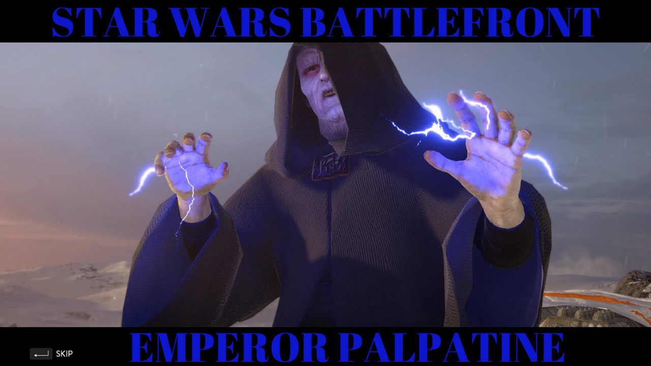 Star Wars Battlefront Emperor Palpatine Gameplay Part 1 - Force ...