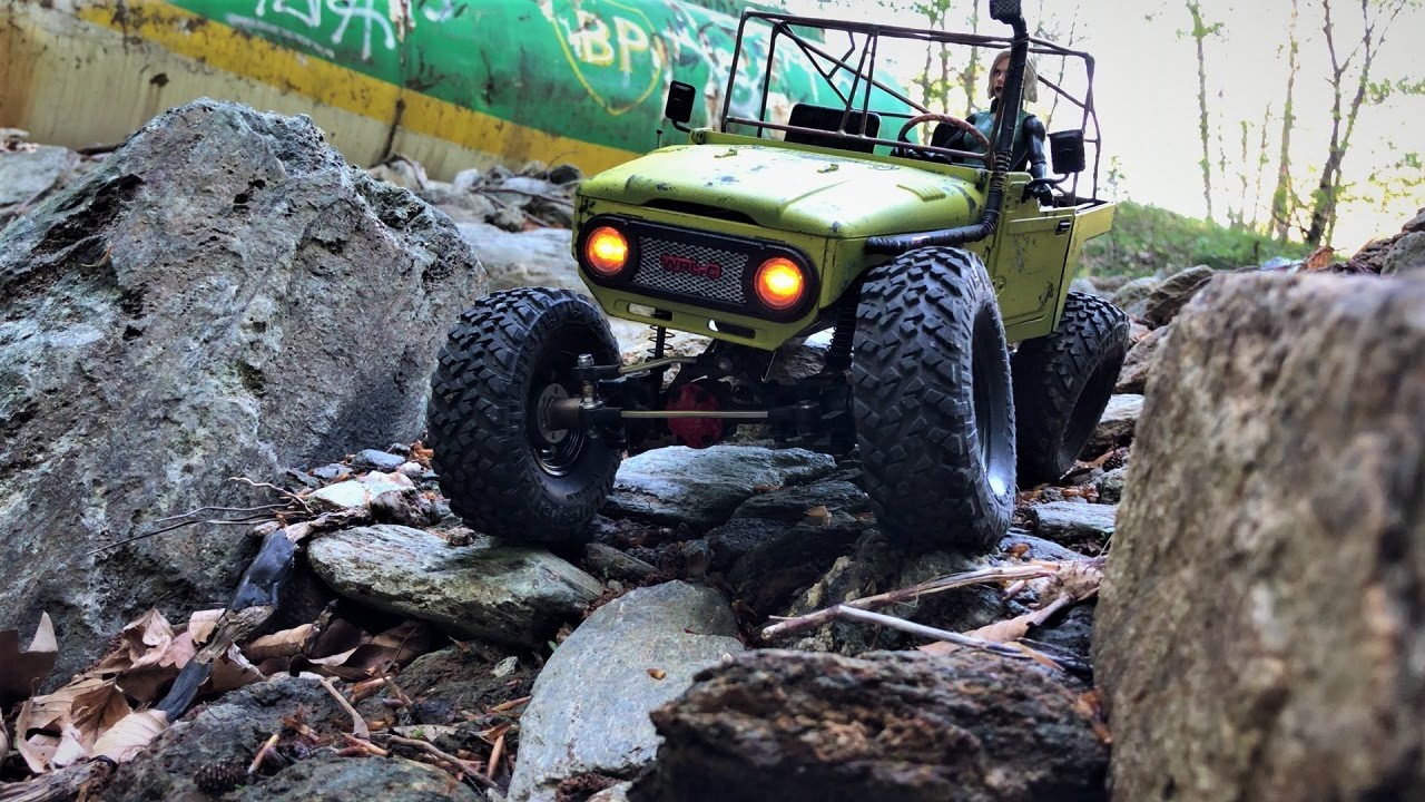 Custom Rock Crawler : WPL C34 1/16 Scale - YouTube