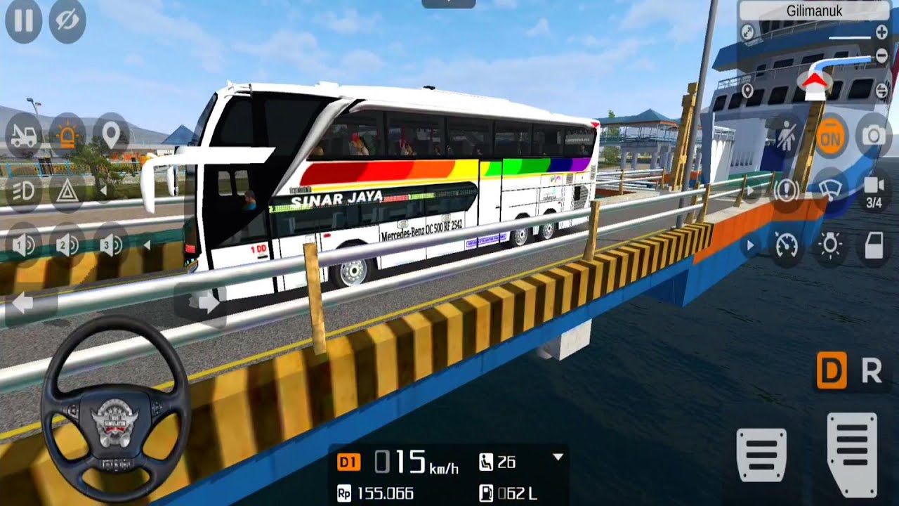 GAME MOBIL MOBILAN BUS OLENG JET BUS LIVERY SINAR JAYA - BUSSID BUS ...
