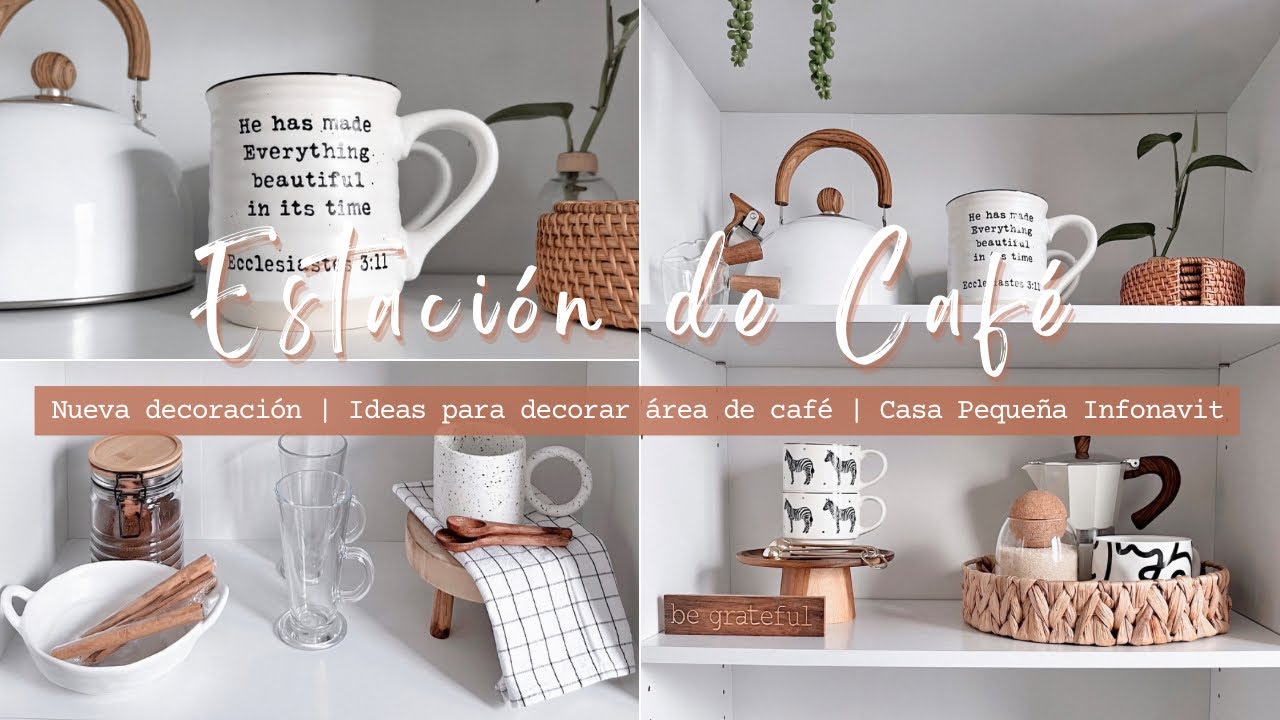 NUEVA DECORACIÓN ESTACIÓN DE CAFÉ | IDEAS PARA DECORAR ESTACIÓN DE CAFÉ ...