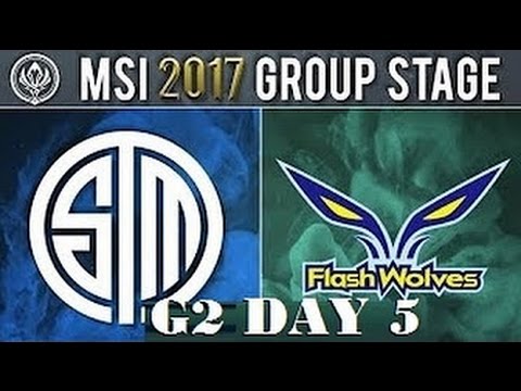TSM vs FW MSI 2017 Group Stage Day 5 || TSM Bjergsen Arhi vs Syndra Maple Flash Wolves - YouTube