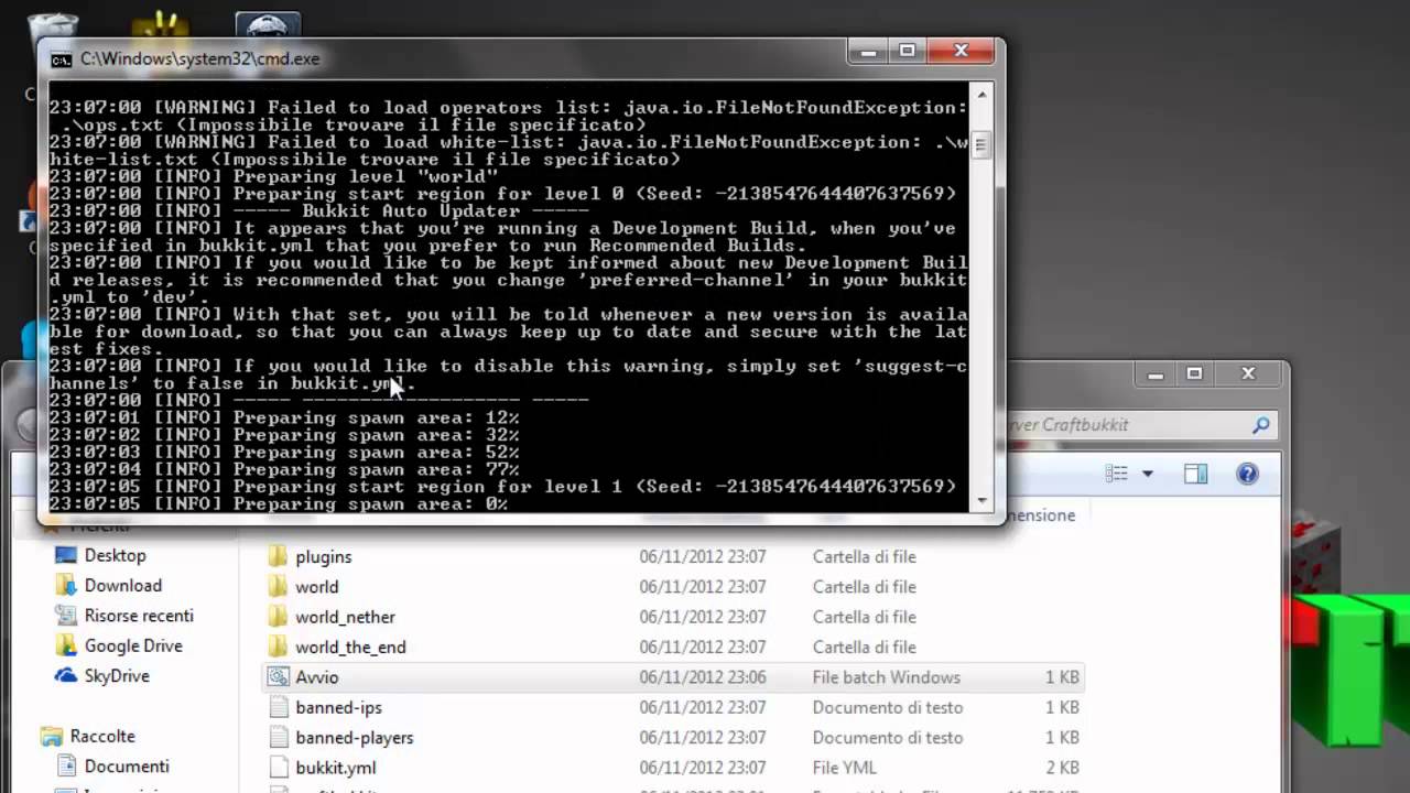 [Tutorial] Creare un server Bukkit - YouTube