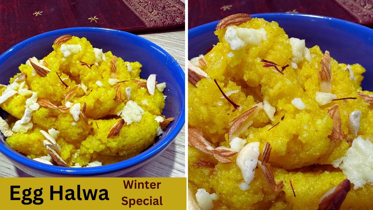 Winter Special Egg Halwa PART2 EASIEST RECIPEHIGH PROTEIN HALWA ...