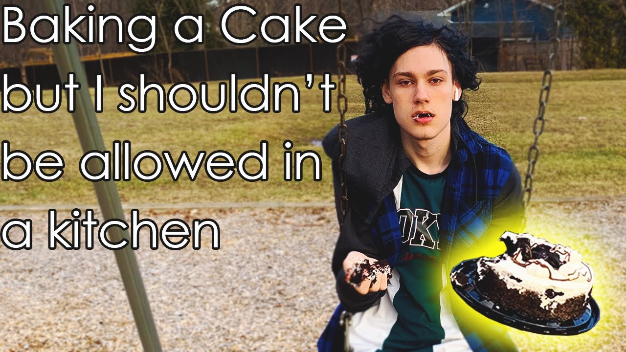 Baking a Cake but I shouldn't be allowed in a kitchen - YouTube
