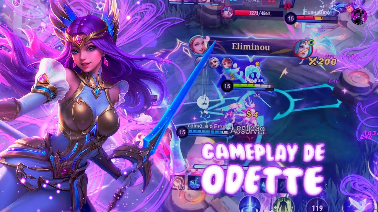 Gameplay Odette feedada 20 Kills - skin zodiac renovada | MOBILE ...