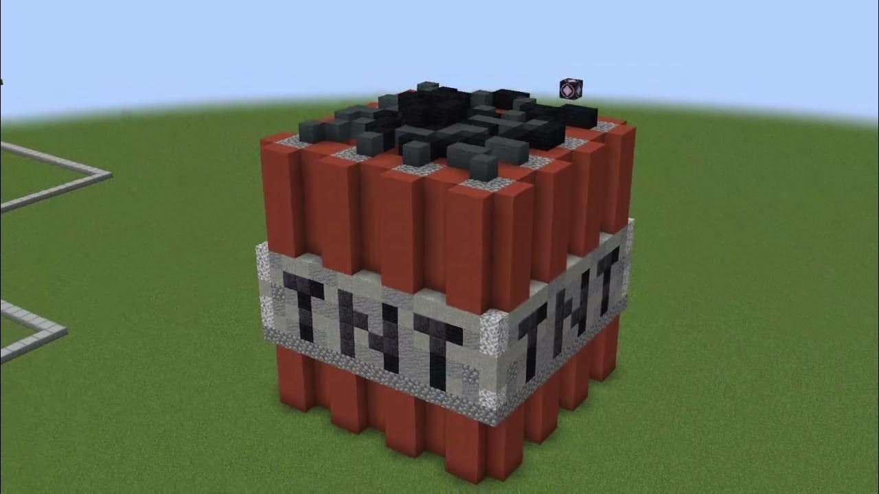 I Built and BLEW UP a GIANT Block of TNT in Minecraft #minecraft # ...