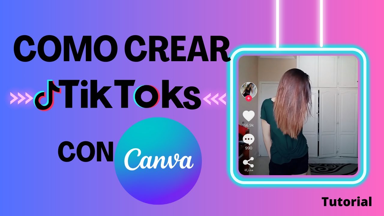 Cómo Crear Videos Increíbles de TikTok usando CANVA - YouTube