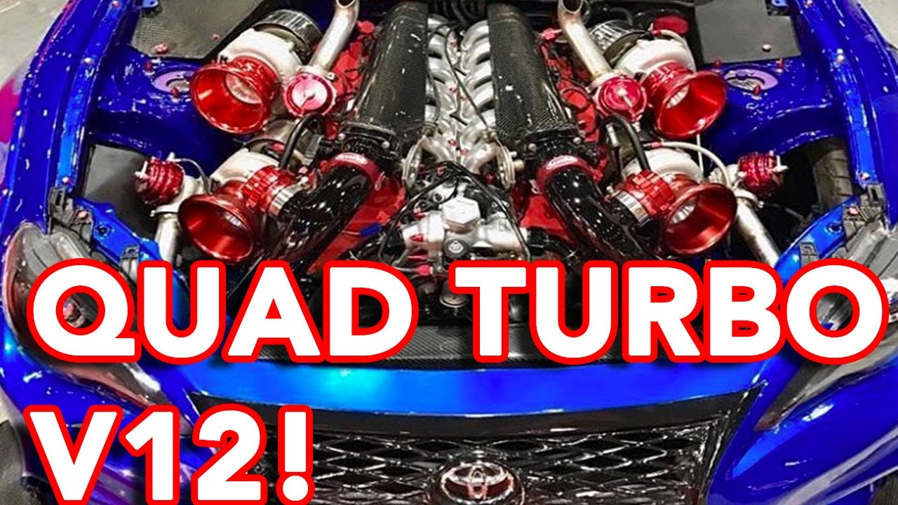 Crazy QUAD TURBO V12 TOYOTA 86! :O - YouTube