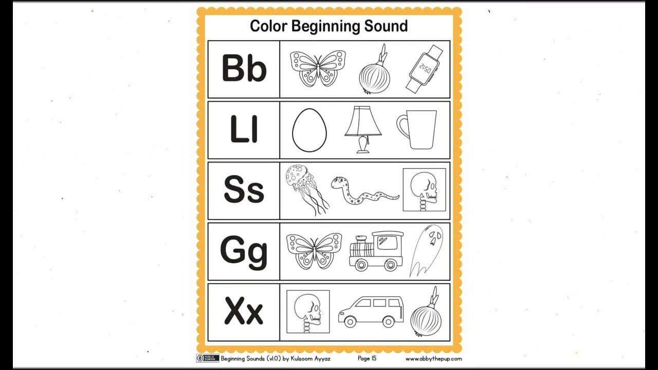 Beginning Sound (Practice Reading) - YouTube